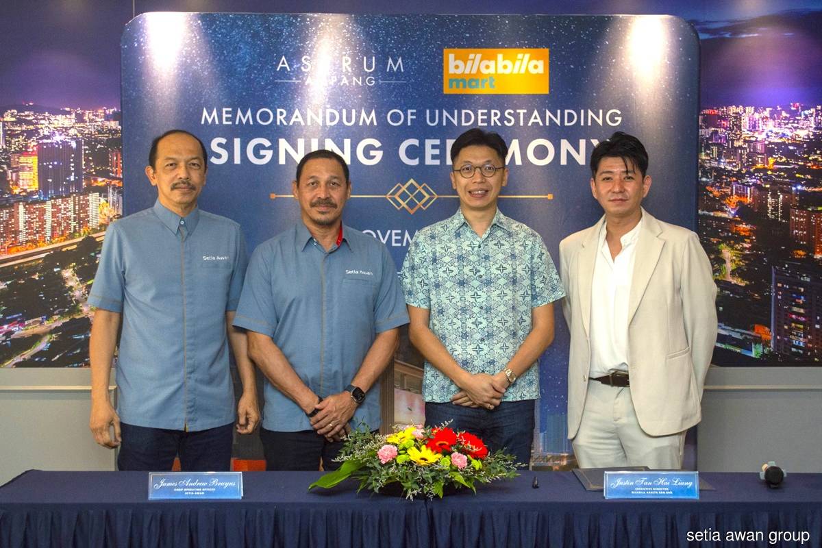 Setia Awan Group’s Astrum Ampang signs MOU with BilaBila Mart to offer convenience store for ...
